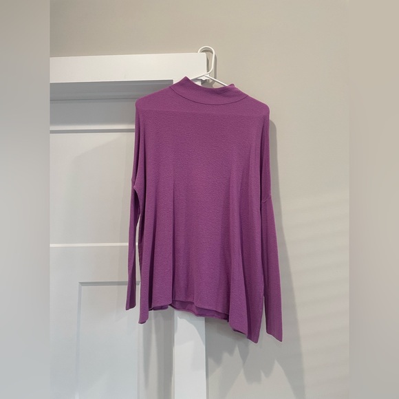 Lou & Grey | Sweaters | Lou Grey Purple Turtleneck Sweater | Poshmark